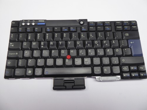 IBM/Lenovo THINKPAD T400 Original Keyboard Dansk Layout 42T3943 #2323 ...