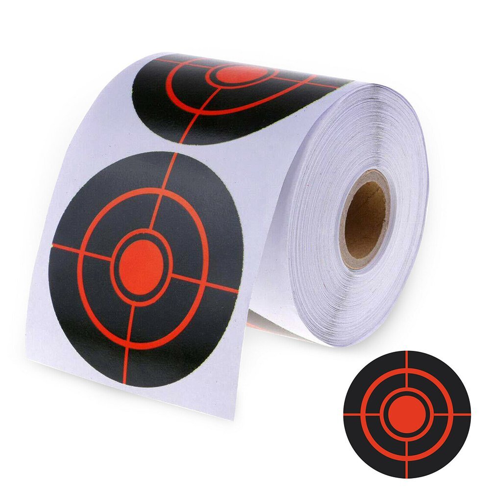 100/250Pcs 3"Shooting Self Adhesive Targets Splatter Reactive Stickers ...