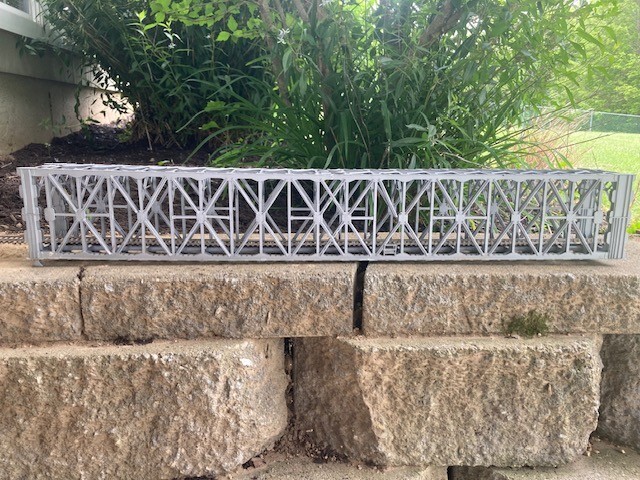 Square Howe Truss Steel Bridge (Box Girder) HO 1:87 Brass Handmade | eBay