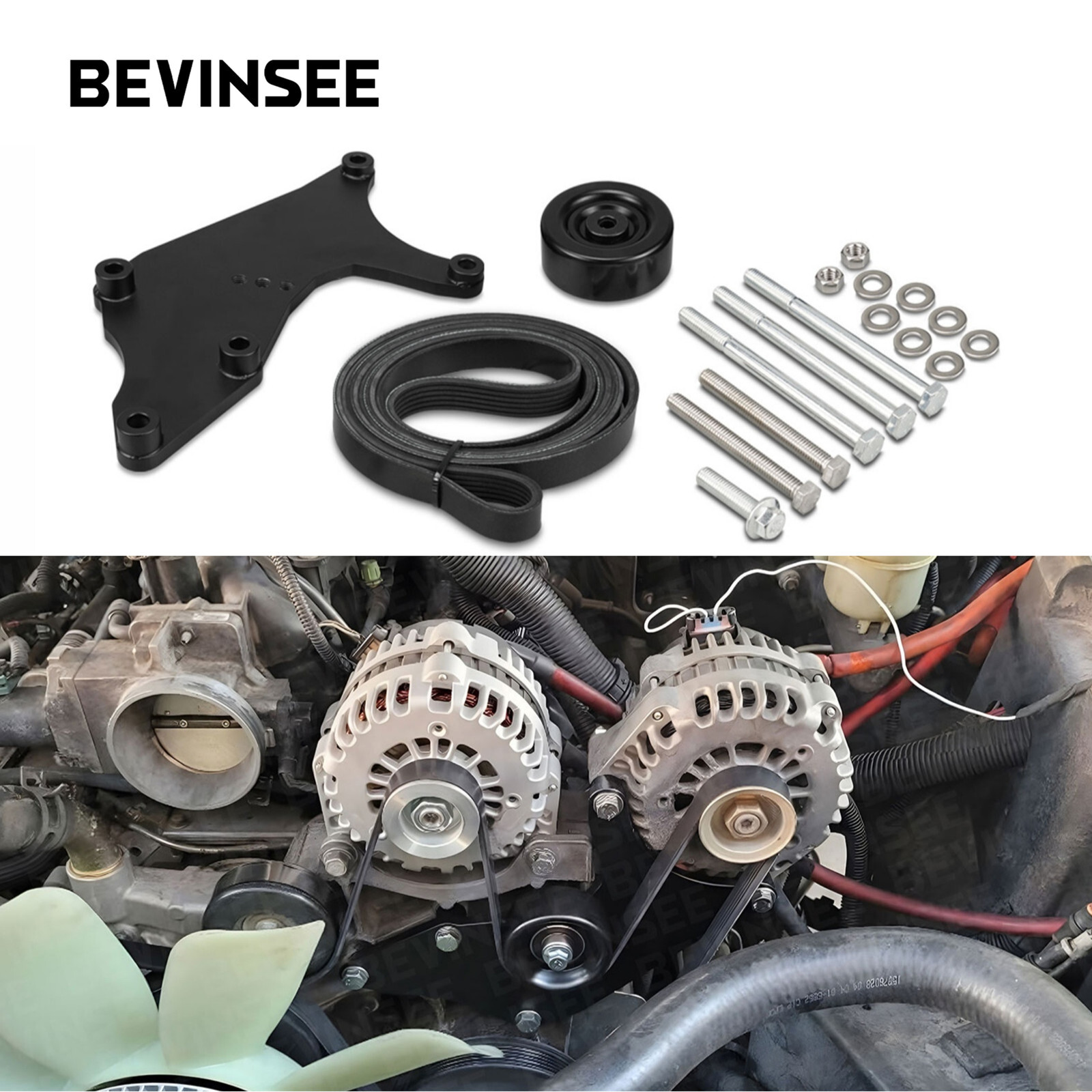 Chevy Silverado Tahoe 294 325 4.8 5.3 6.0L Truck Dual Alternator ...