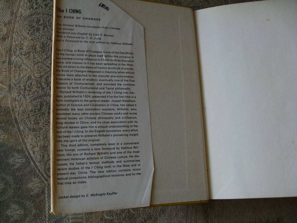 Cary F. Baynes, Richard Wilhelm - The I Ching or Book of Changes ...