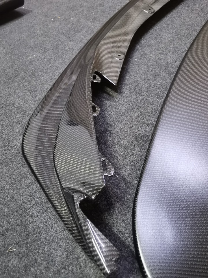 FIT FOR BMW DRY CARBON FRONT LIP W undertray diffuser G80/G82/G83 M4 M3 ...
