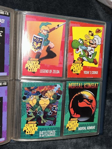 1994 Nintendo Power Super Power Club Lot of 25 Cards SNES | eBay