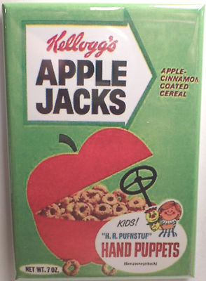 Apple Jacks Vintage Cereal Box 2"x3" Fridge or Locker MAGNET Img 3 | eBay
