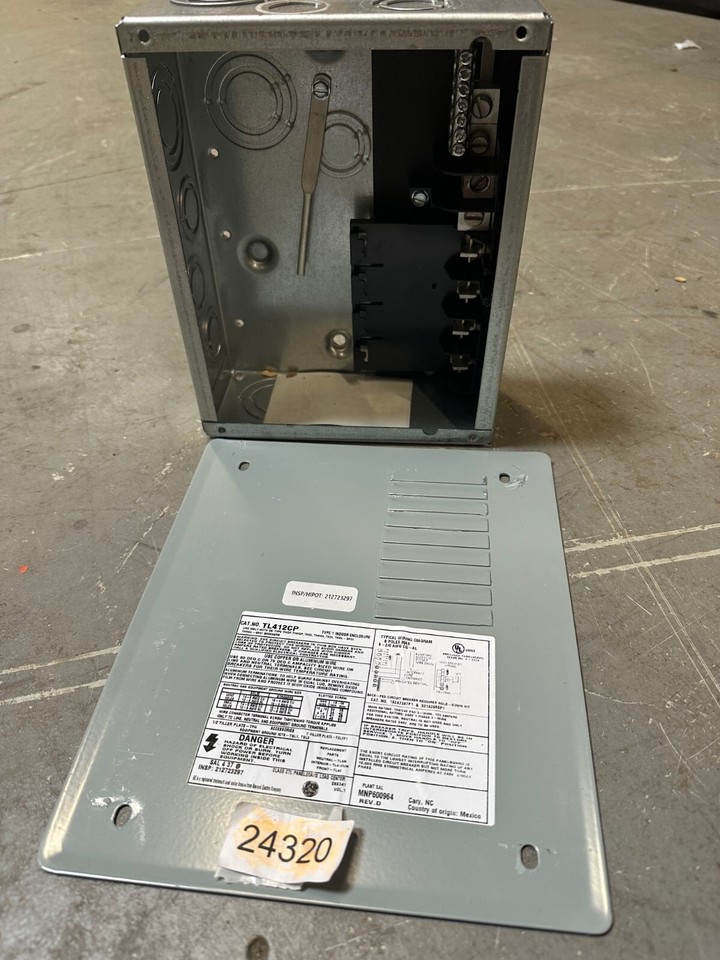 General Electric TL412CP Main Lug Load Center 125 Amp 4 Space 8 Circuit ...