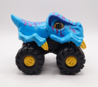 Road Rippers Rev-Up Blue Dino Monster Truck By Toy State | eBay