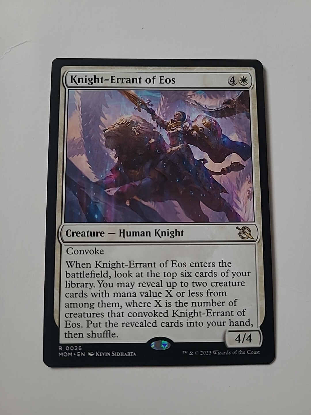 Magic: the Gathering - Knight-Errant of Eos-Near Mint Non Foil | eBay