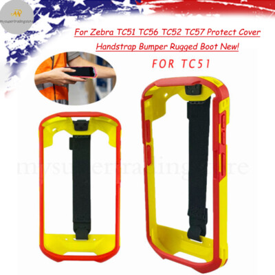 For Zebra TC51 TC56 TC52 TC57 Protect Cover Handstrap Bumper Rugged ...