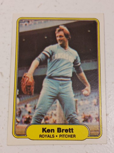 Ken Brett Kansas City Royals 1982 Fleer Card #406 | eBay