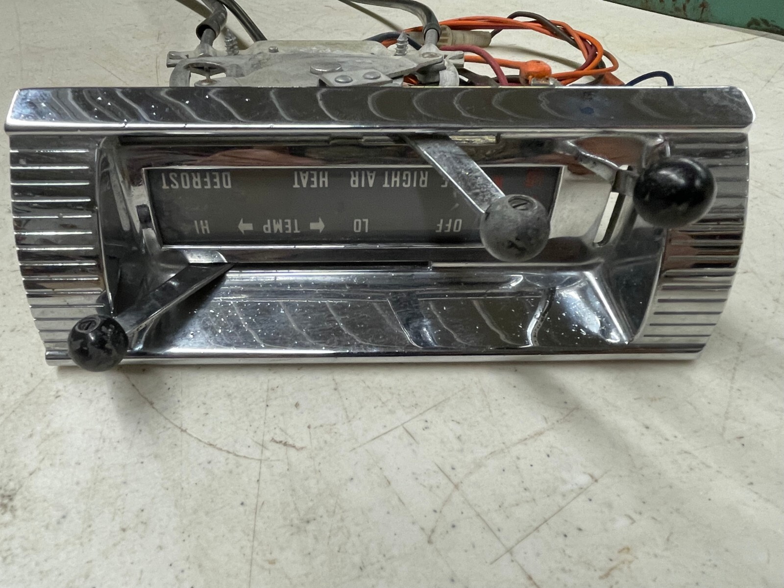 1956 Ford Heater Control Complete with Cables Wiring & Switch | eBay
