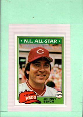 1981 Topps #600 Johnny Bench NM-MT Reds ID:43244 | eBay