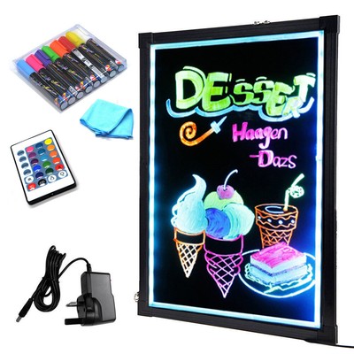 Sensory LED Writing Board Light Up Flashing Box Message Erasable Toy ...