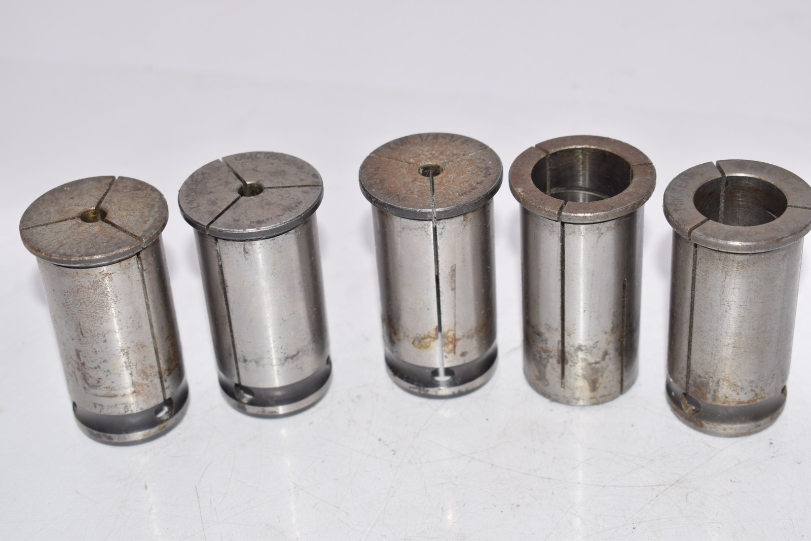 Lot of 5 LYNDEX NIKKEN KM1 Straight Collets, Machinist Tooling Mixed Sizes | eBay