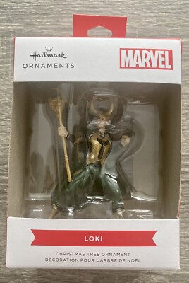 Loki Hallmark 2021 Disney Marvel Avengers 3.5" unopened Christmas Tree ...