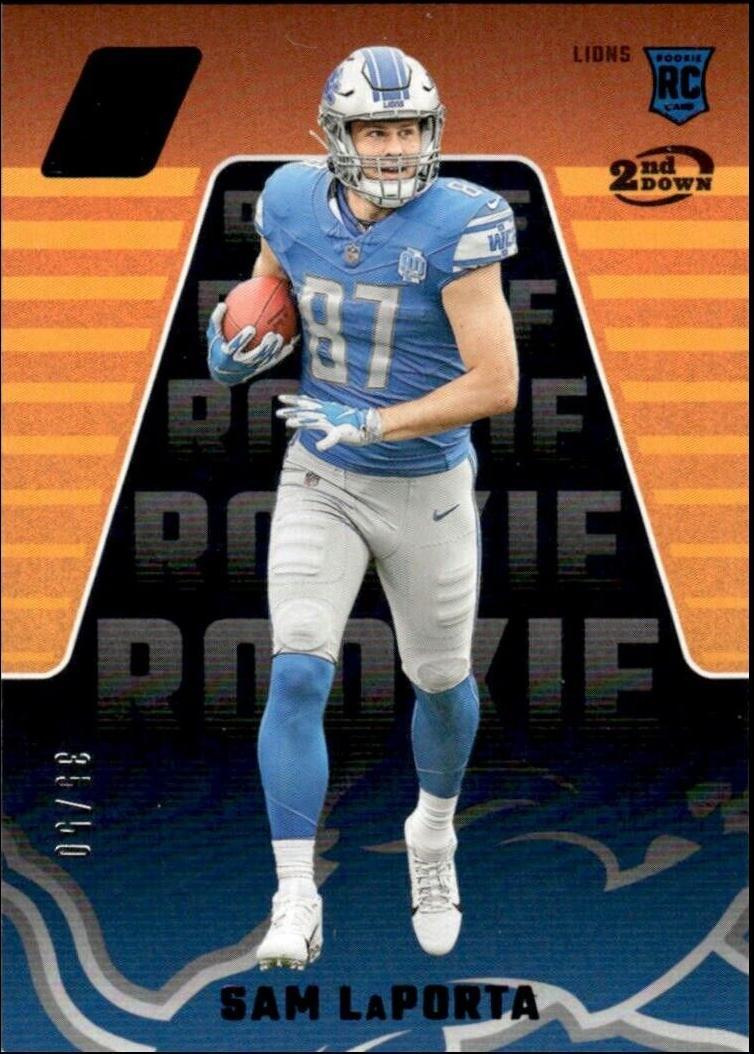 2023 Panini Zenith - Rookies Sam LaPorta #179 2nd Down /50 (RC) for ...