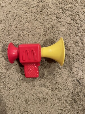 1993 McDonalds Happy Meal Toy MEGAPHONE, Red & Yellow | eBay