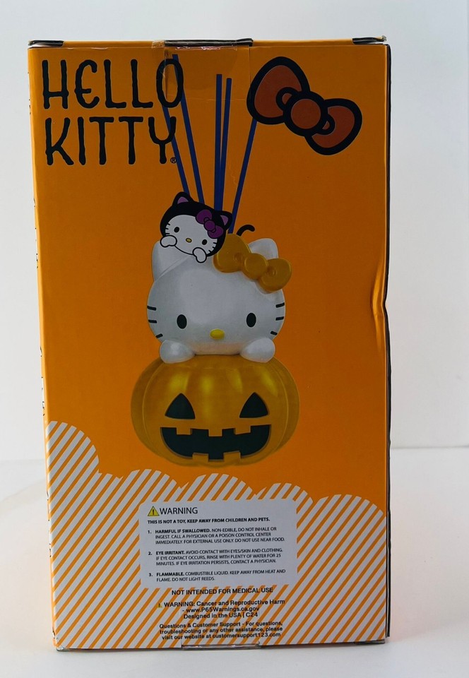 Hello Kitty Halloween Pumpkin Ceramic Reed Diffuser | eBay