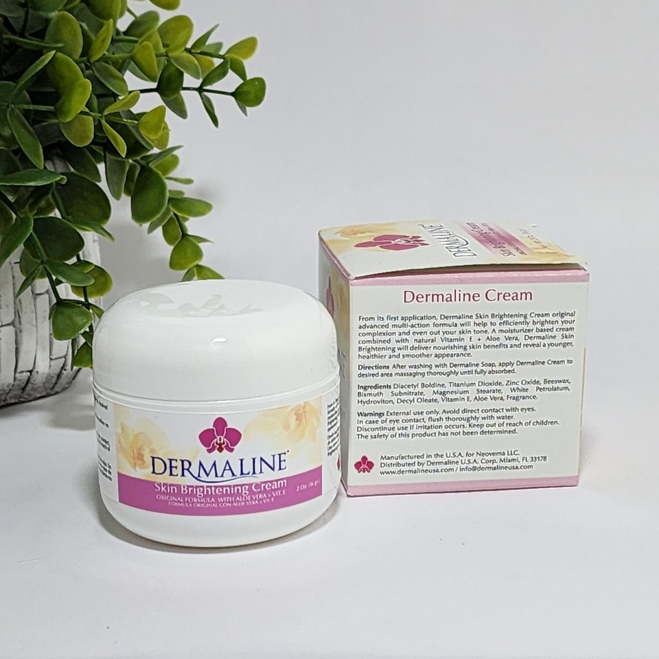 Dermaline Skin Brightening Cream with Aloe & Vitamin E Crema ...