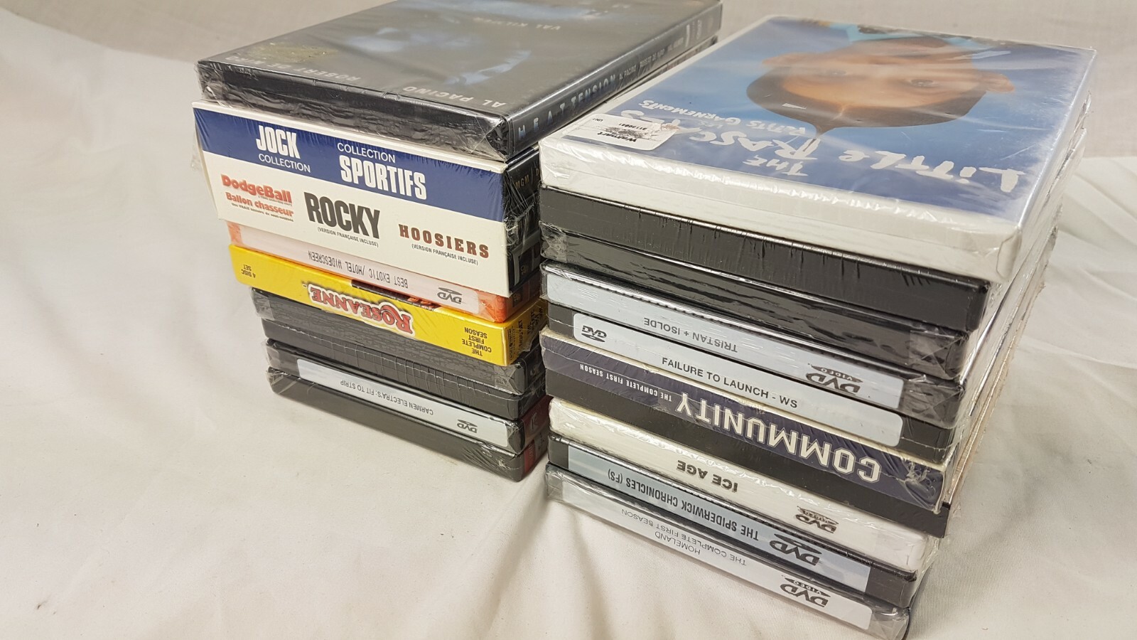 WHOLESALE Lot of 20 BRAND NEW SEALED ASSORTED DVDs TV Seasons & Movies ...