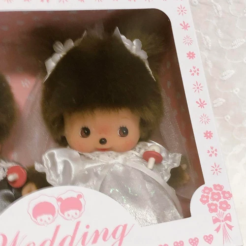 Wedding Bebichhichi Doll Set Plush Toy Baby Monchhichi Japan Limited ...