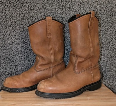 Red Wing Mens 11B Pecos 1105 Boots Shoes Brown Leather USA Work Cowboy ...