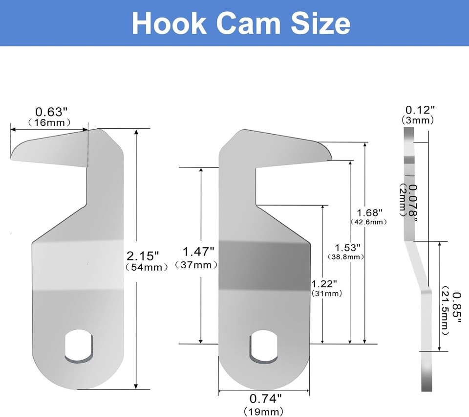 Black Toolbox Lock With Keys, Cabinet Locks Keyed Alike, Hook Cam ...