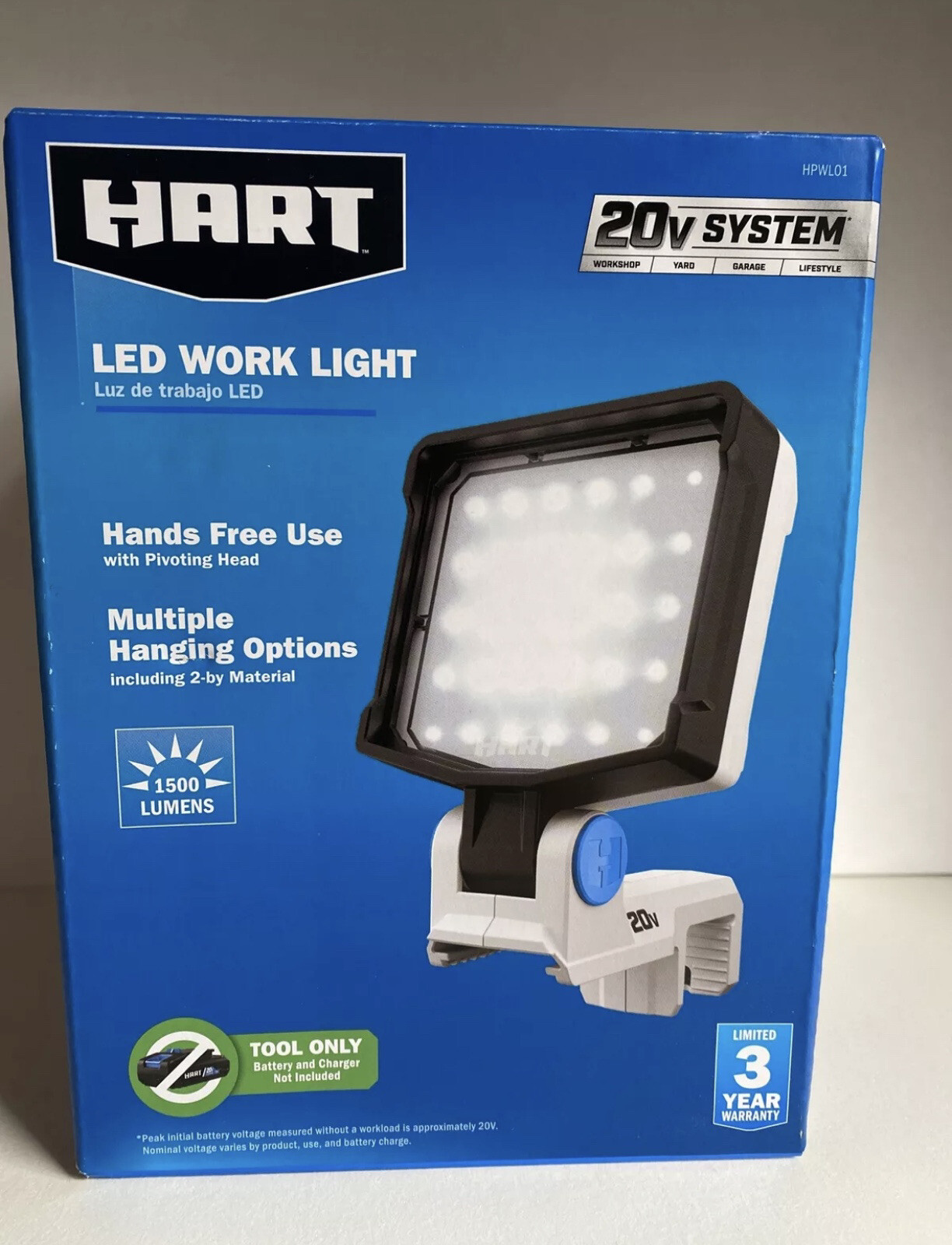 HART HPWL01 20V LED Work Light (Body Only) for sale online | eBay