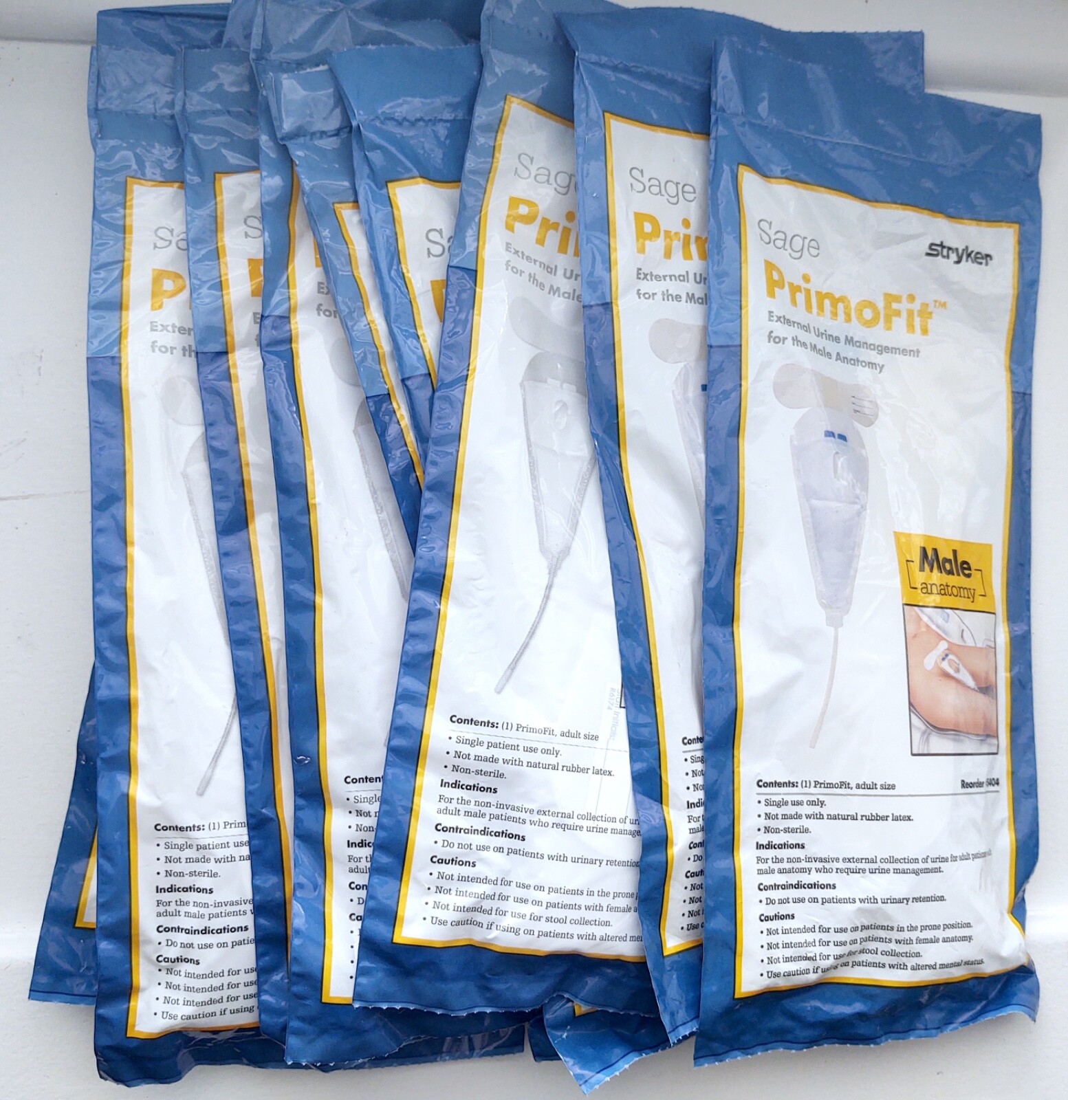 Sage Stryker 5404 PrimoFit External Urine Management For The Adult Male ...