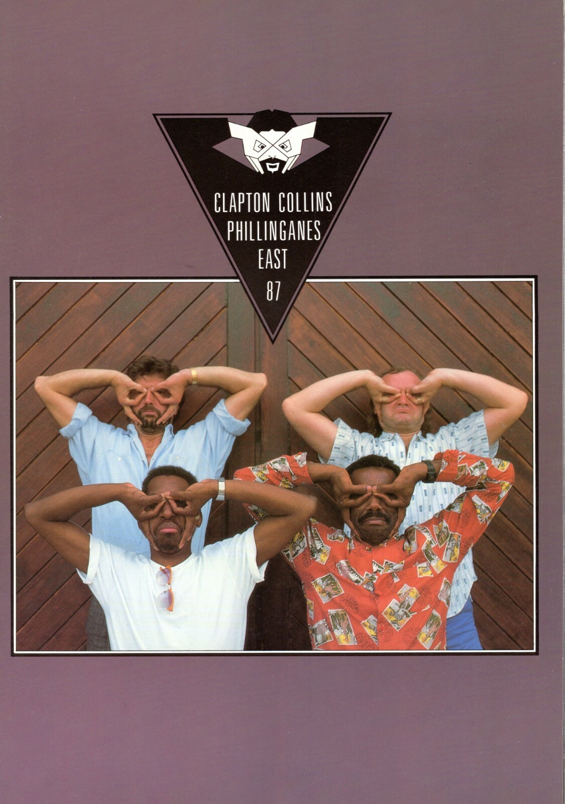 ERIC CLAPTON-PHIL COLLINS 1987 U.S. TOUR CONCERT PROGRAM BOOK-NEAR MINT ...