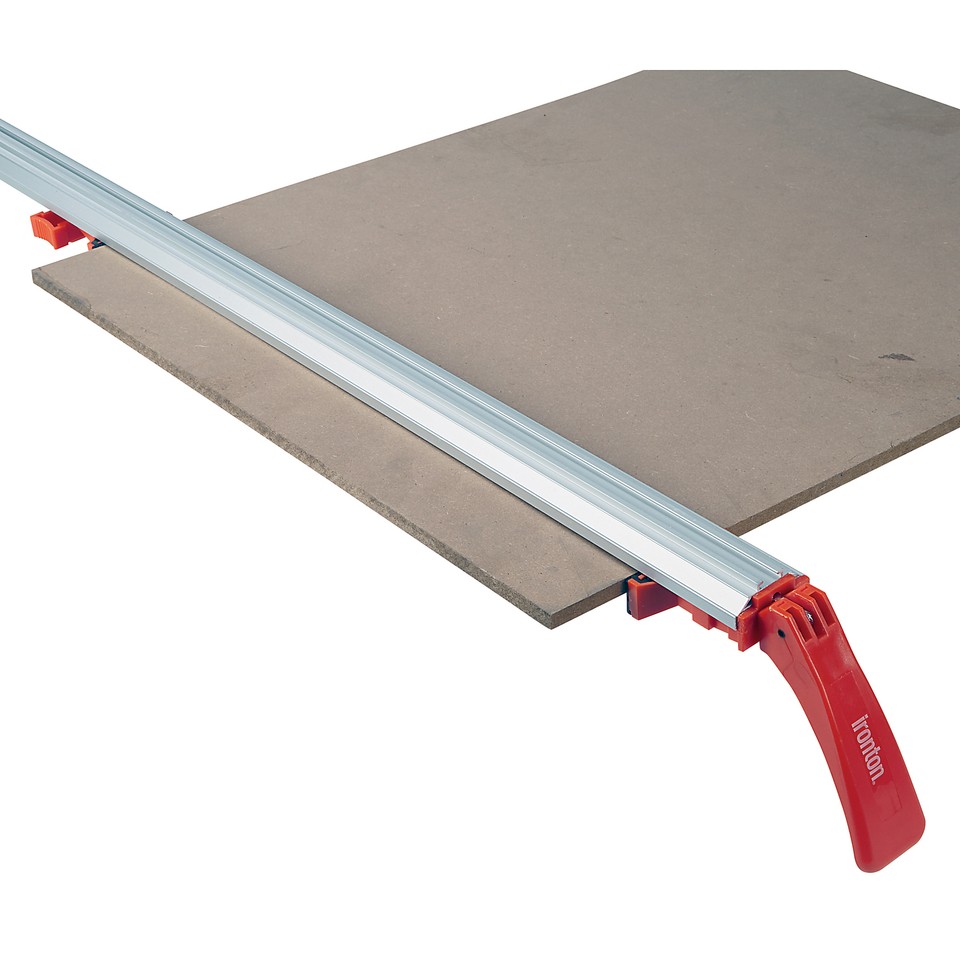 Ironton 48in. Clamp Edge and Saw Guide, 588-Lb. Clamping Pressure, 49 ...