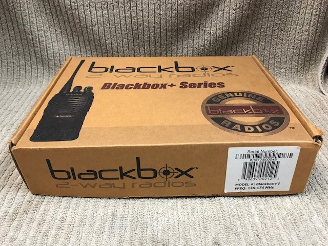 BLACKBOX 2-WAY RADIOS BLACKBOX+ SERIES MODEL: BLACKBOX+V Free Shipping ...