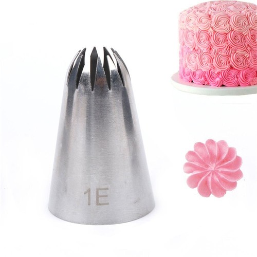 Steel Pastry Tips Baking Mold Ice Cream Tool Icing Piping Nozzles ...