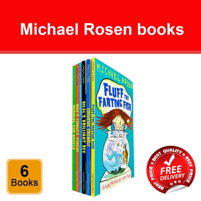 Michael Rosen 6 Books Collection Set Pack Burping Bertha Choosing ...