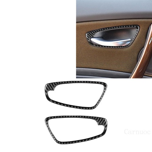 2pcs Carbon Fiber Side Air Vent Sticker Trim For BMW 1 Series E82 E88 ...