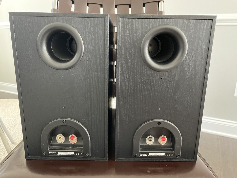 Paradigm Atom Monitor S7 Black Bookshelf Speakers - Audiophile Quality ...
