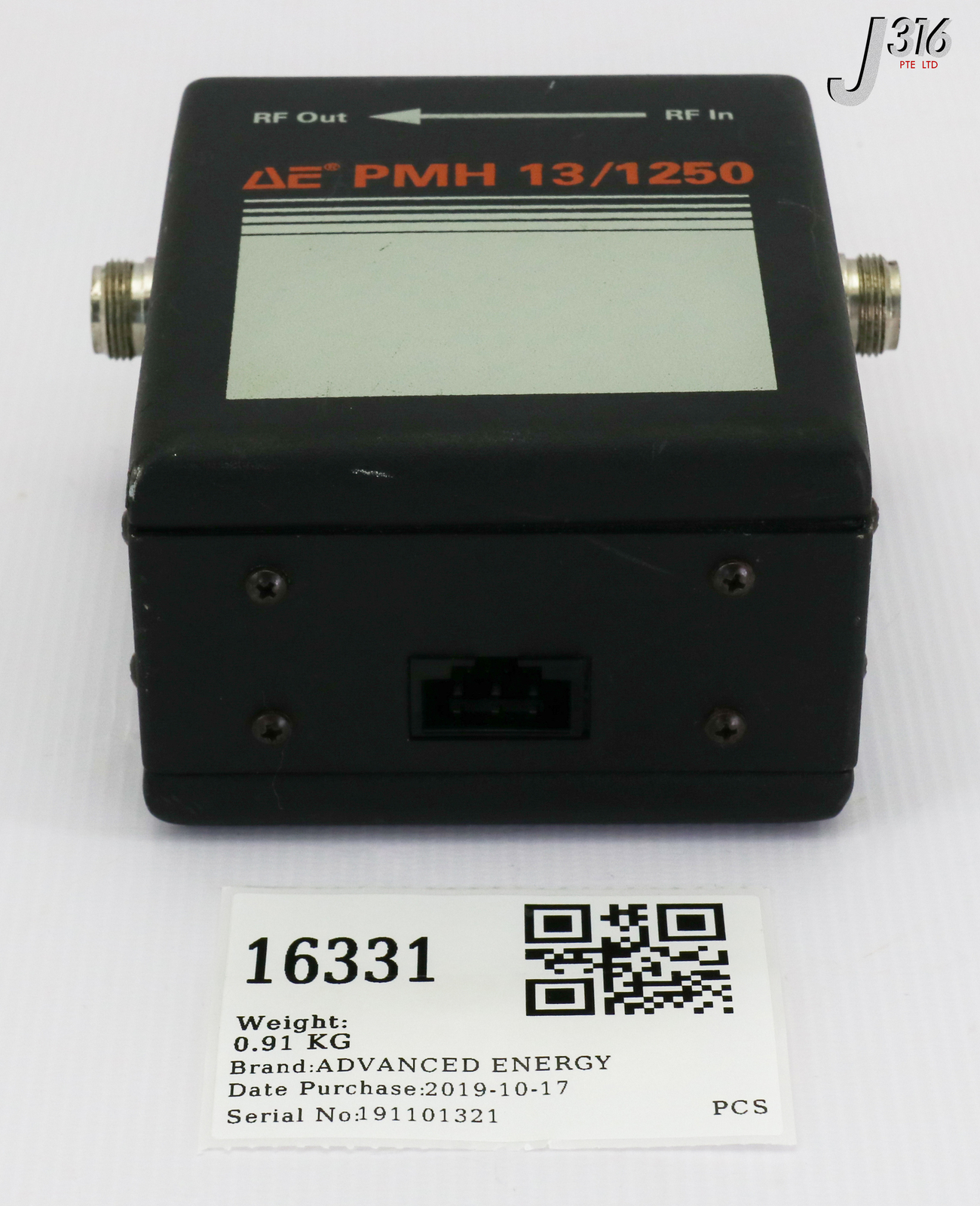 16331 ADVANCED ENERGY POWER MEASUREMENT HEAD/SENSOR PMH 13/1250 3152289 ...