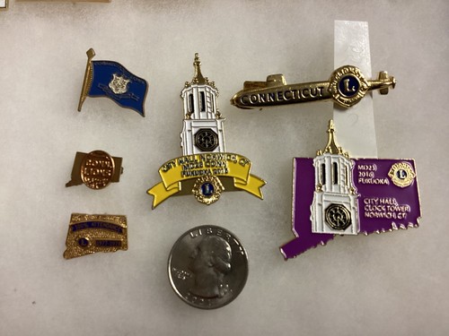 Lions Club Pins: Rare! 6 Vintage Connecticut Pins | eBay