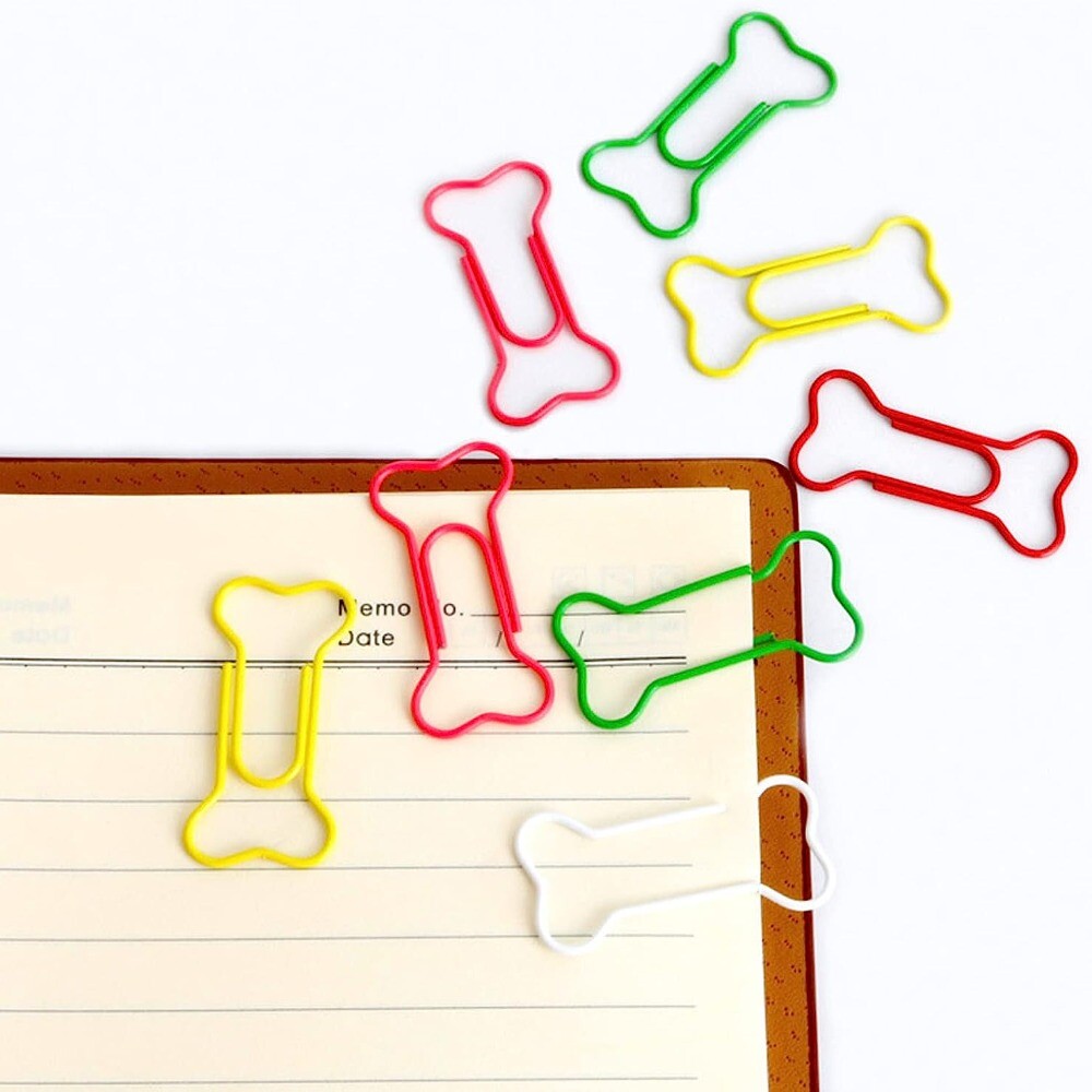 Metal Cute Paper Clips Multiple Colors Colorful Clip Office | eBay