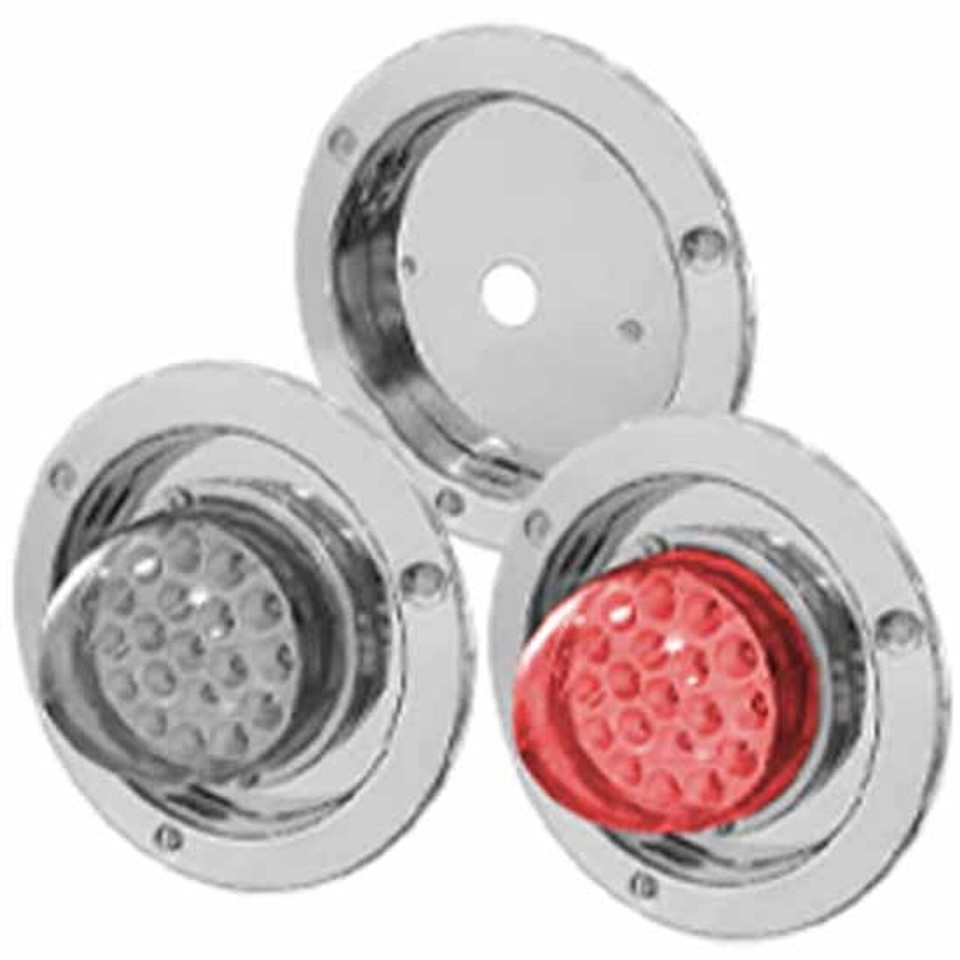 4 Inch Watermelon Light Conversion Kit W/ Bezel & Adapter - Clear Lens ...