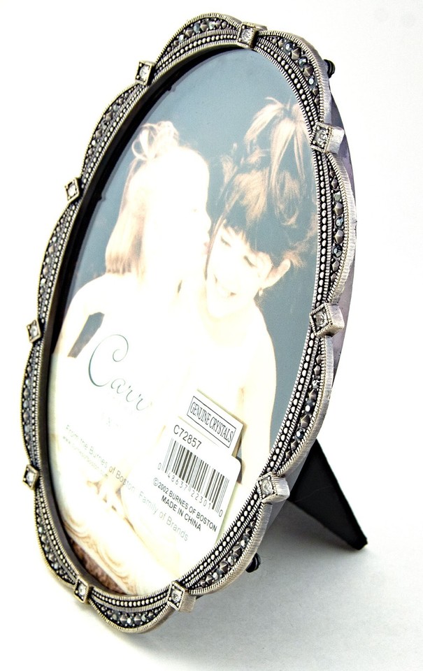 Carr Burnes of Boston 5" x 7" Picture Frame Casted Metal Jeweled ...