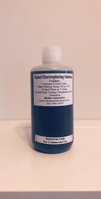 NICKEL SOLUTION, Electroplating Nickel Solution, INDUSTRIAL GRADE, 32oz ...