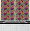 Colorblock Kitchen Curtains 2 Panel Set Window Drapes 55" X 39" | eBay
