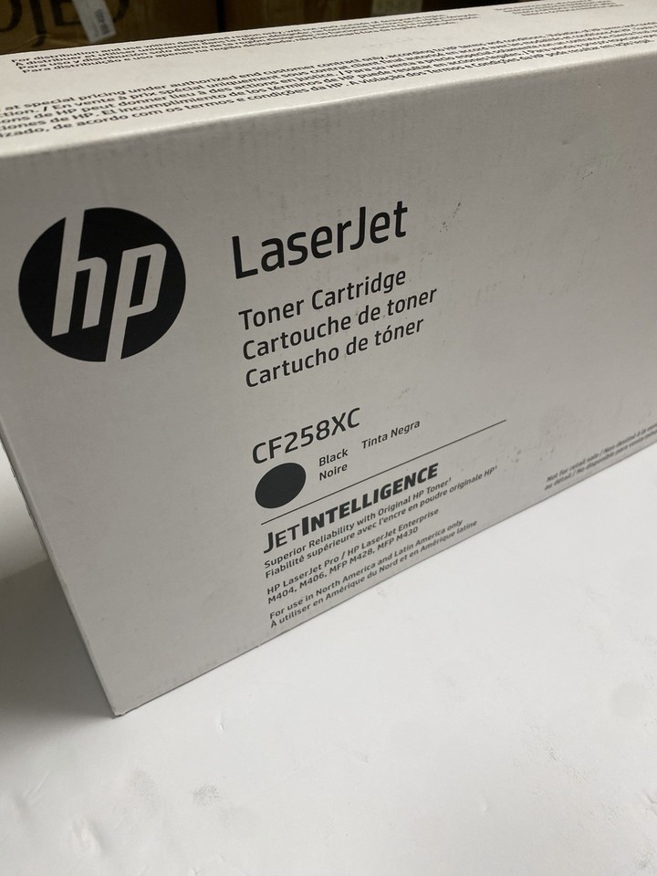 HP CF258XC Black High Yield Toner Cartridge For HP LaserJet | eBay