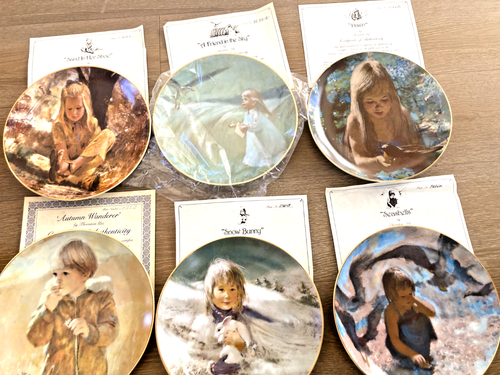 "Precious Moments" plates and " Carefree Days" plates by Thornton Utz ...