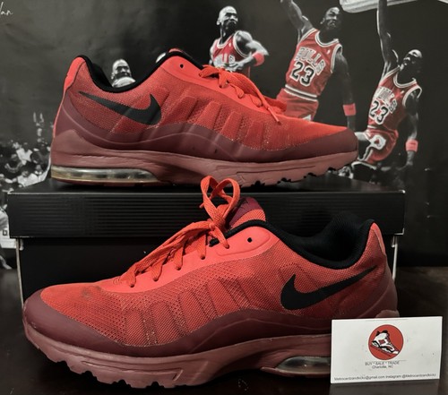 Nike Mens Air Max Invigor 749688-603 Red Running Shoes Sneakers Size 13 ...