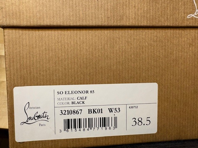 Christian Louboutin - So Eleonor 85 mm Low Boots Calf Leather - Women's ...