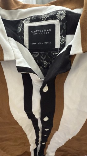 Cactus Man Ricky Singh Men’s Large Designer Shirt Button Down | eBay