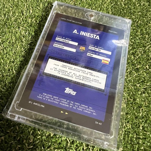 A. Iniesta Fc Barcelona Autograph Card | eBay