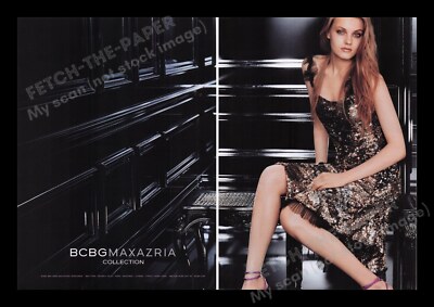 BCBG Max Azria Dress 2000s Print Advertisement Ad (2 pages) 2004 Legs ...