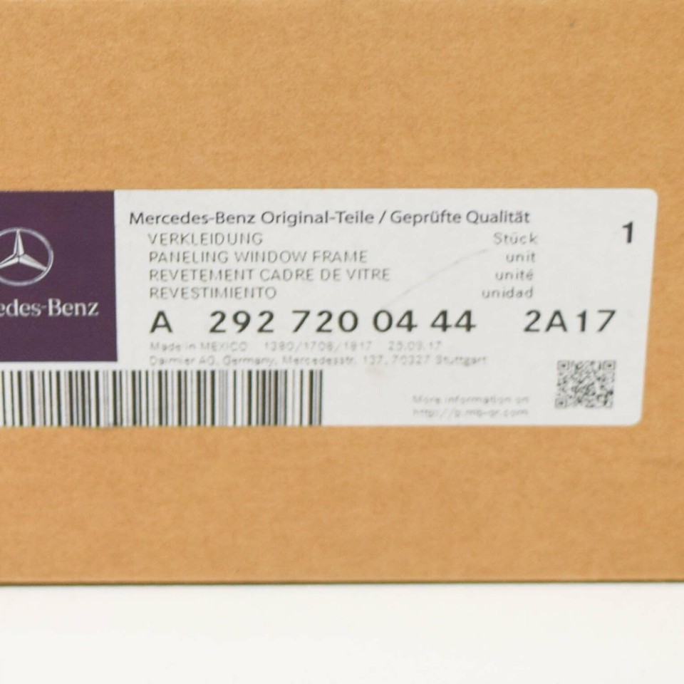 NEW MB GLE COUPE C292 INTERIOR RIGHT SIDE SPEAKER TWEETER COVER ...